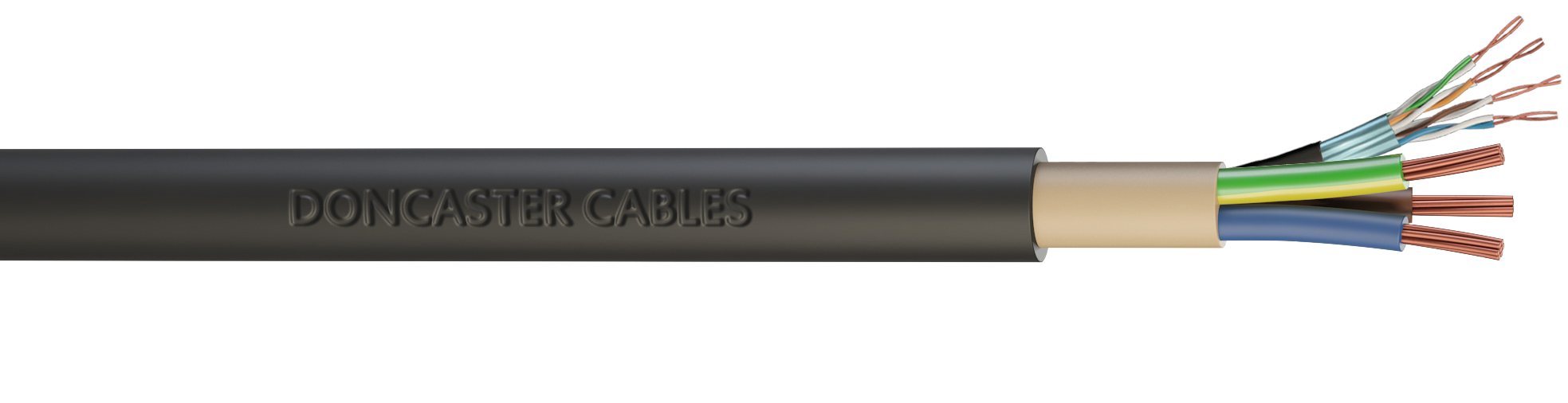 Doncaster Cables. EV-ULTRA 5x10.0mm² CAT5 ( 25 metre length)