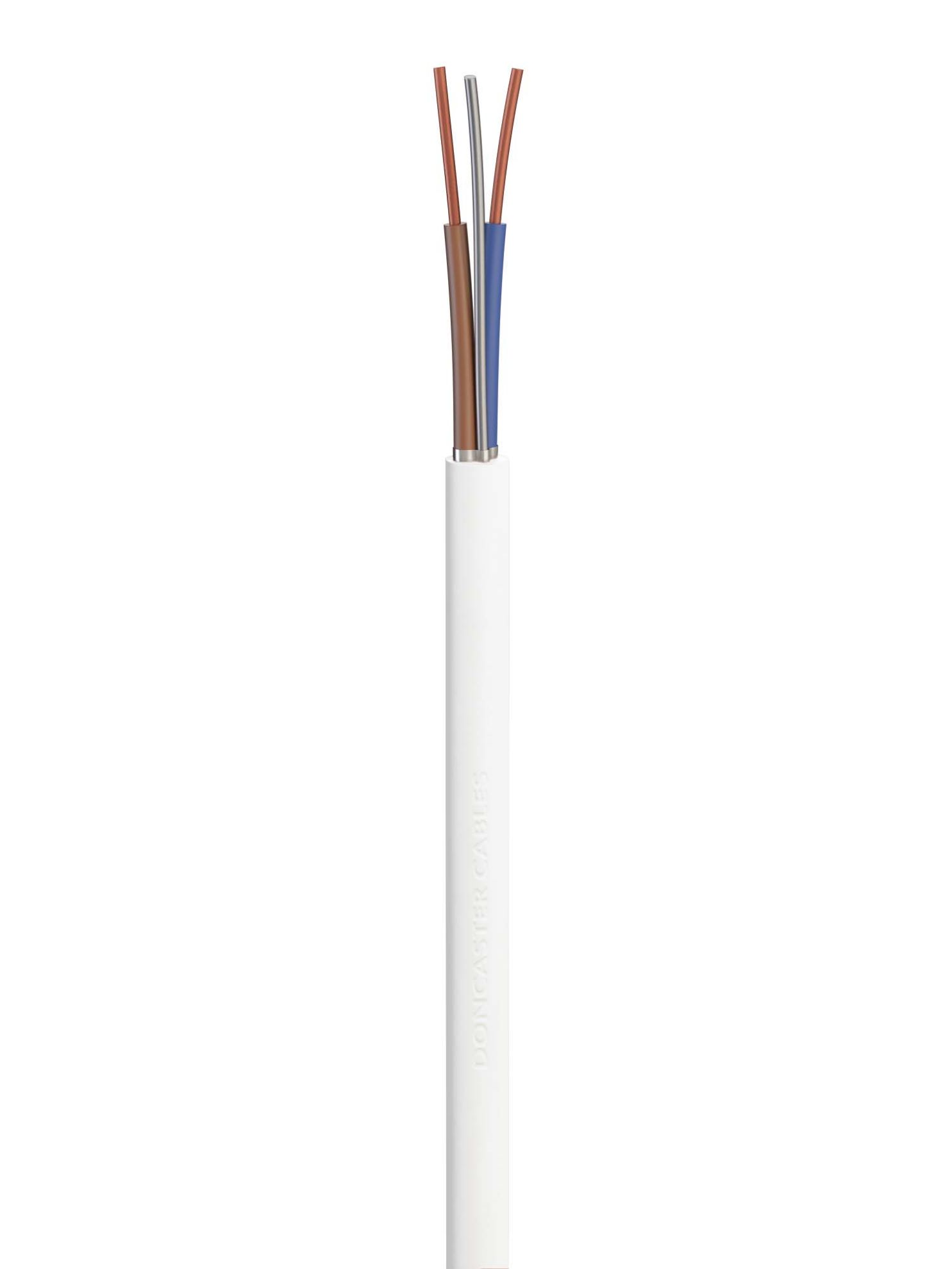 Doncaster Cables. Firesure 500 2 Core+CPC White (90 metre length)