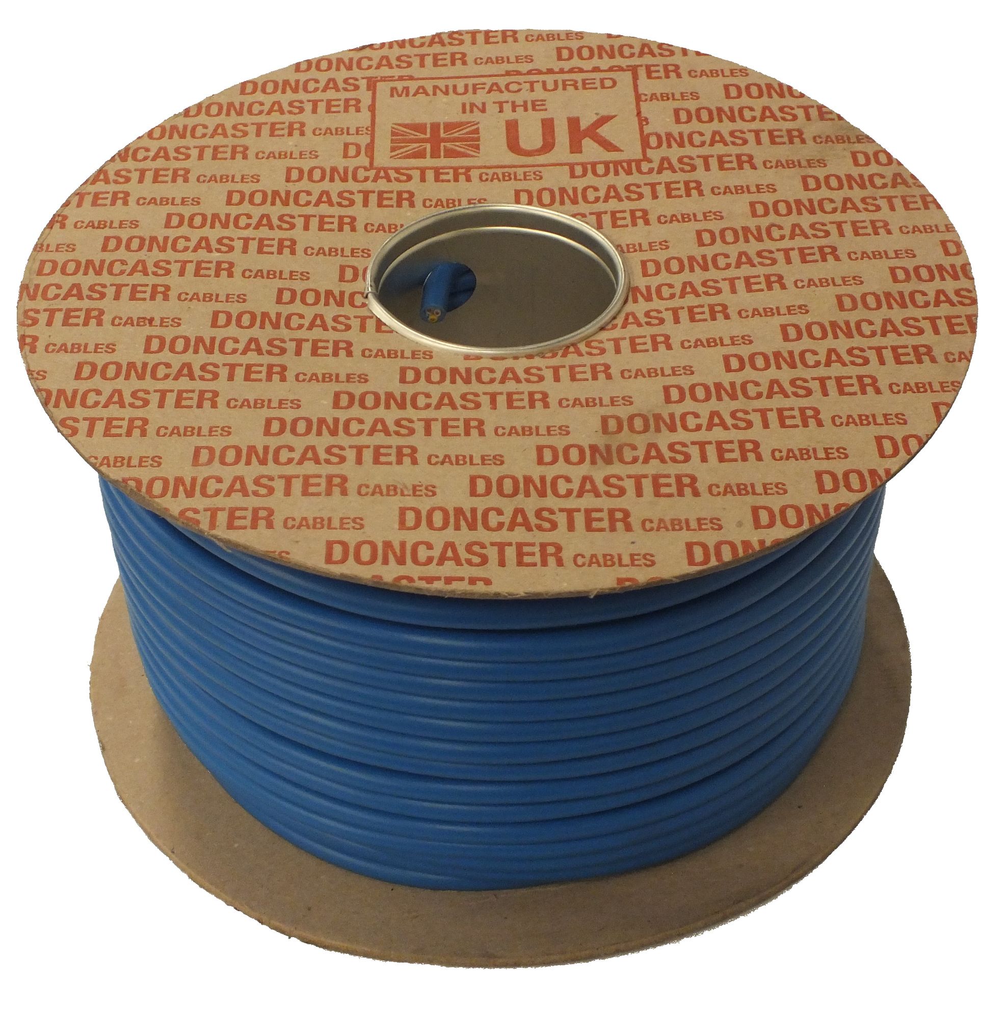 Doncaster Cables. Blue Arctic Flex 3x2.5mm² (90 metre length)