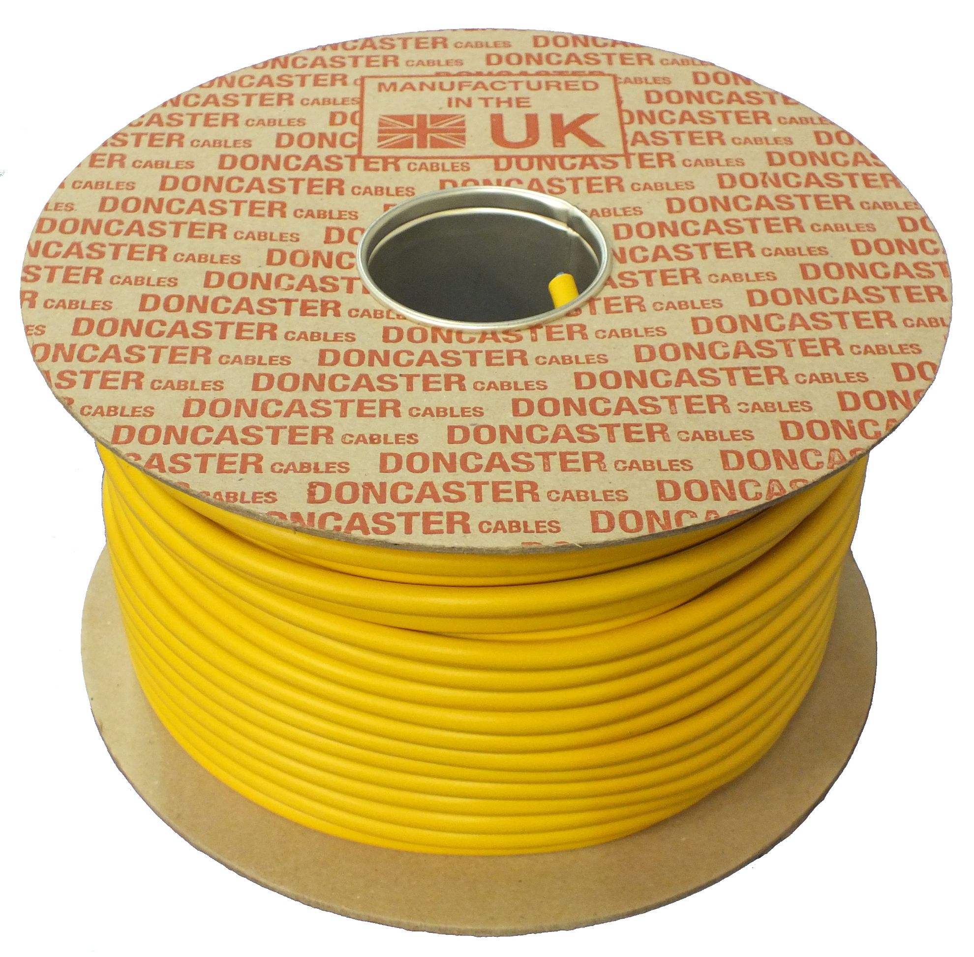 Doncaster Cables. Yellow Arctic Flex 3x2.5mm² (60 metre length)